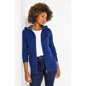 JOE BROWNS Cable Knit Zip Hoodie