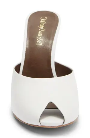 Jeffrey Campbell Fresa Peep Toe Sandal - White