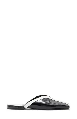 Jeffrey Campbell Narrows Mule - Black White Combo