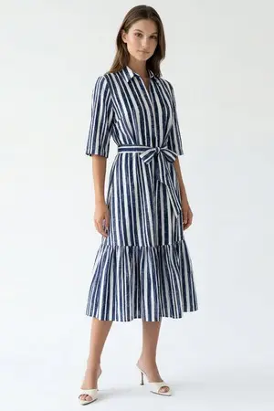Exquise Belted Day Dresses