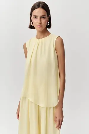 EXQUISE Alix Lace Hem Midi Dress