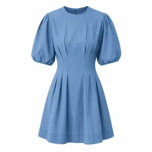 EXQUISE Briella Crew Neck Fitted Mini Dress