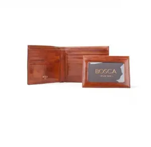 Bosca Old Leather Credit Card Wallet With Id Passcase