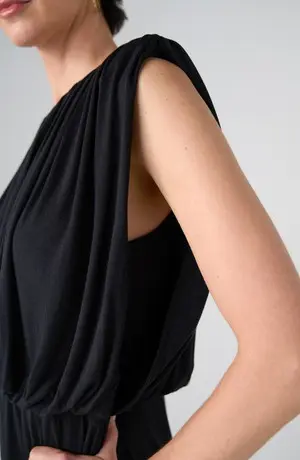LIVERPOOL Sleeveless Knit Dress With Asymmetrical Hem