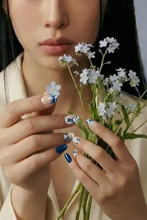 NEVER HAVE I EVER Katsushika Hokusai Great Wave Off Kanagawa Press On Nails