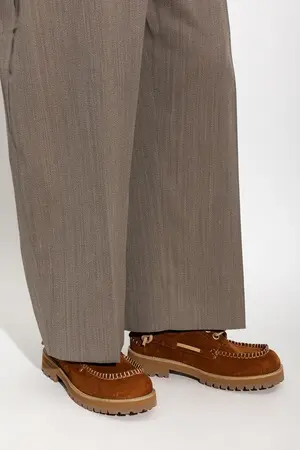 Moschino Suede Leather Loafers