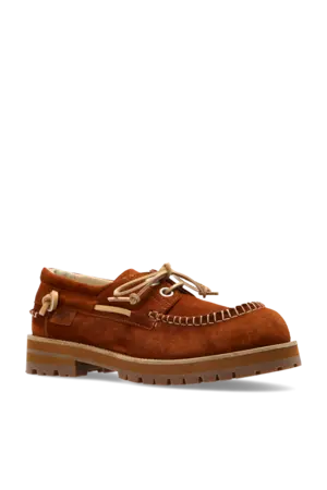 Moschino Suede Leather Loafers