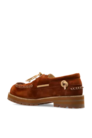 Moschino Suede Leather Loafers