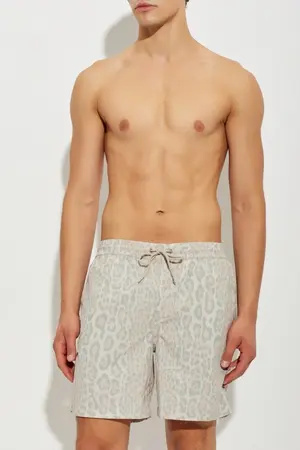 ALLSAINTS Santa Cruz" Swim Shorts With Animal Print