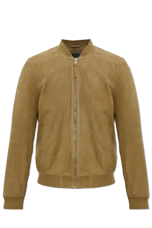 ALLSAINTS Morten' Suede Bomber Jacket - Green