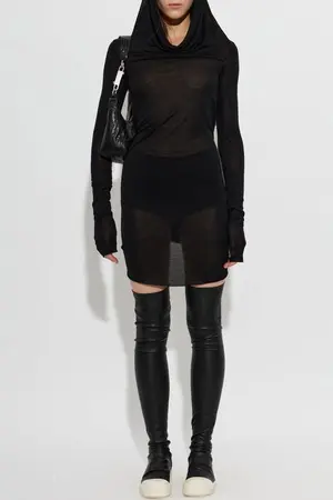 Rick Owens Over-the-knee Sock Boots - Black