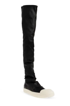 Rick Owens Over-the-knee Sock Boots - Black