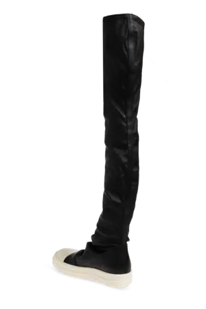 Rick Owens Over-the-knee Sock Boots - Black