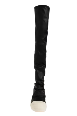 Rick Owens Over-the-knee Sock Boots - Black