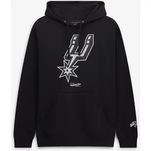 Mitchell & Ness San Antonio Spurs Fleece Hoodie - Black