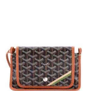 Goyard Plumet Clutch Wallet Printed Coated Canvas - Brown