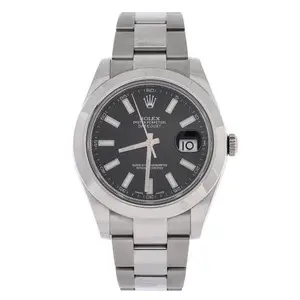 ROLEX Oyster Perpetual Datejust Ii Automatic Watch Stainless Steel 41 - Metallic Silver