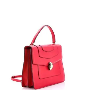 BVLGARI Serpenti Forever Top Handle Bag Leather Medium