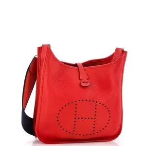 Hermès Evelyne Bag Gen Iii Clemence Pm - Red