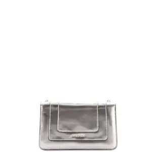 BVLGARI Serpenti Forever Shoulder Bag Metallic Leather Small