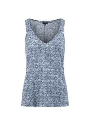 WEIRD FISH Aliana Printed Burnout Vest