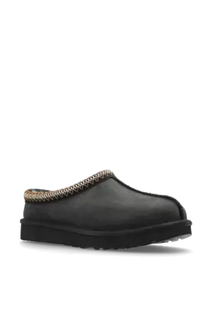 UGG Tasman Suede Slides - Black