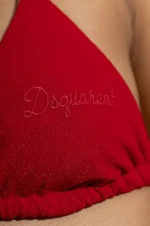 Dsquared2 Terry Triangle Bikini Top