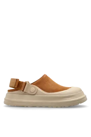 UGG Goldenglow Suede Clog' Shoes - Brown