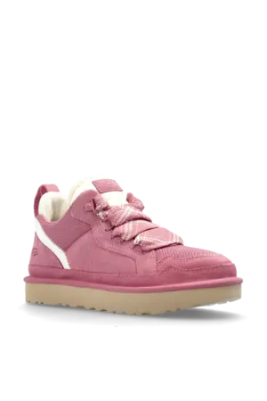 UGG Lowmel Suede And Mesh Lace-up Sneakers