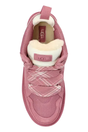 UGG Lowmel Suede And Mesh Lace-up Sneakers