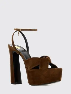Saint Laurent Strappy Platform High Heel Sandals