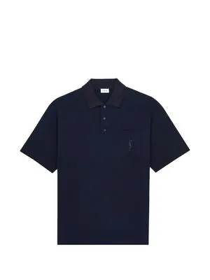 Saint Laurent Cotton Polo Shirt - Multicolor