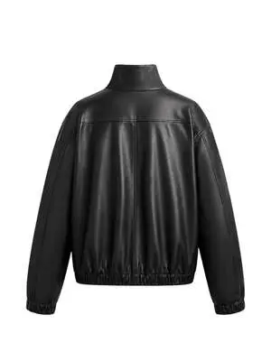 Saint Laurent Leather Bomber Jacket