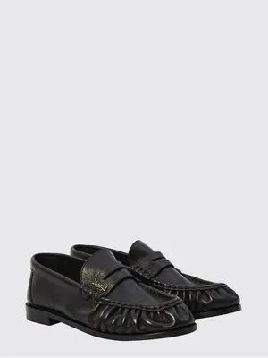 Saint Laurent Calf Leather Loafer - Black