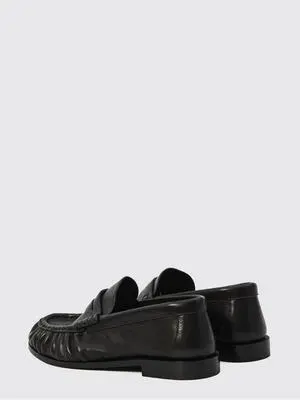 Saint Laurent Calf Leather Loafer - Black