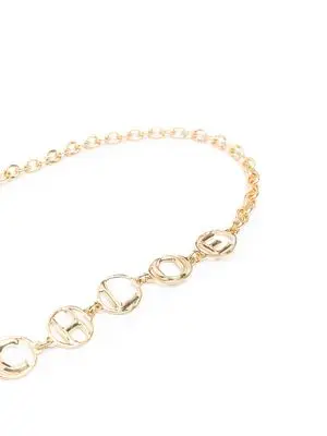 Chloé Chain Logo Belt - Multicolor