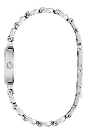 Guess Leena Bracelet Watch With Crystal Accents - White/silver
