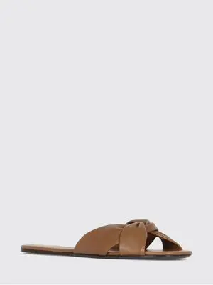 Saint Laurent Heeled Sandal - Brown