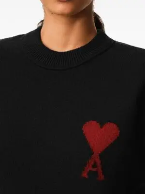 AMI Paris De Coeur Crewneck Sweater