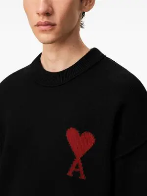AMI Paris De Coeur Crewneck Sweater