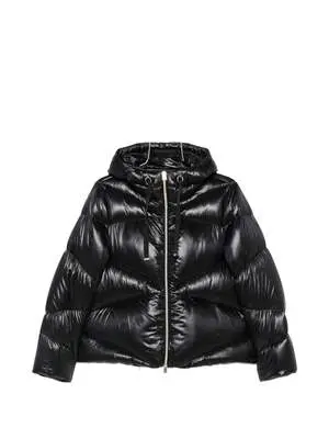 Herno Short Down Jacket With Drawstring Hood - Multicolor