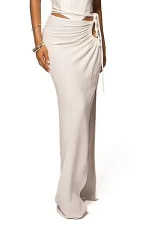 JLUXLABEL Sleeveless Corset Top And Skirt Set