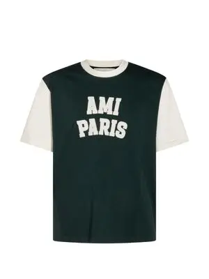 AMI Paris Logo T-shirt - Multicolor