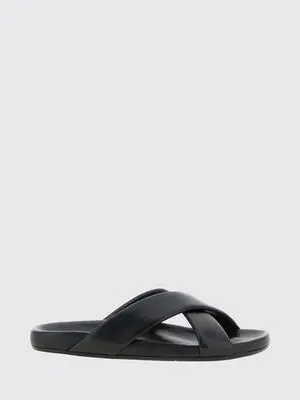 Saint Laurent Leather Crossover Sandals
