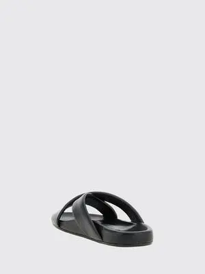 Saint Laurent Leather Crossover Sandals