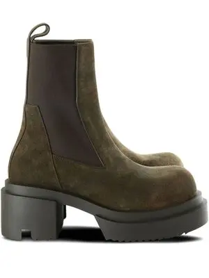 Rick Owens Suede Leather Boots - Multicolor