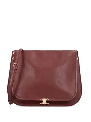 Celine Triomphe Leather Shoulder Bag - Multicolor