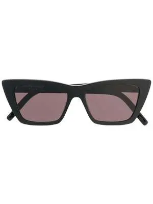 Saint Laurent Black Acetate Sunglasses - Multicolor