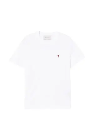 AMI Paris De Coeur Cotton T-shirt - Multicolor