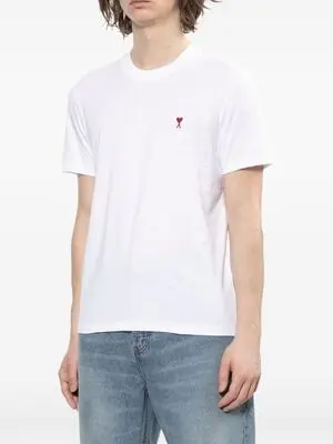 AMI Paris De Coeur Cotton T-shirt - Multicolor